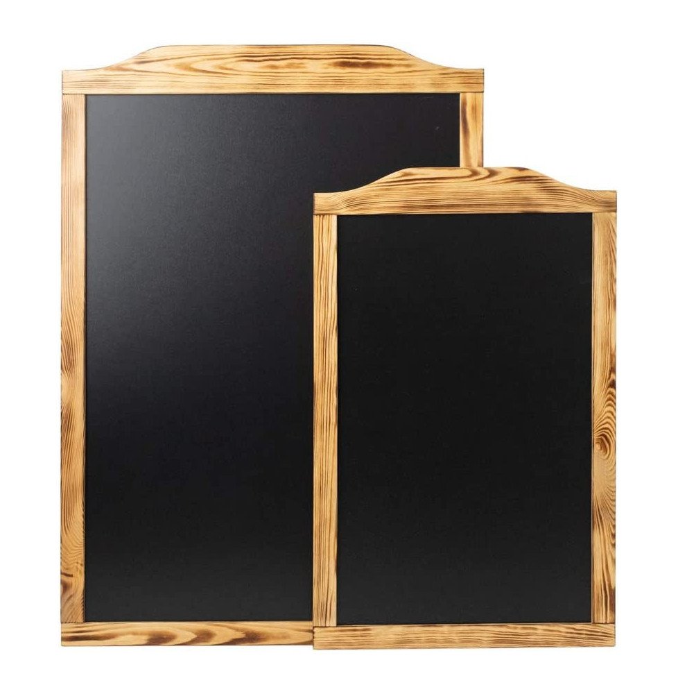Natural Burn Menu Board - Rustic Charm |Distinctive Display